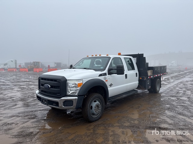 2016 Ford F-450 XL 4x4 Crew Cab Flatbed Truck | Ritchie Bros. Auctioneers