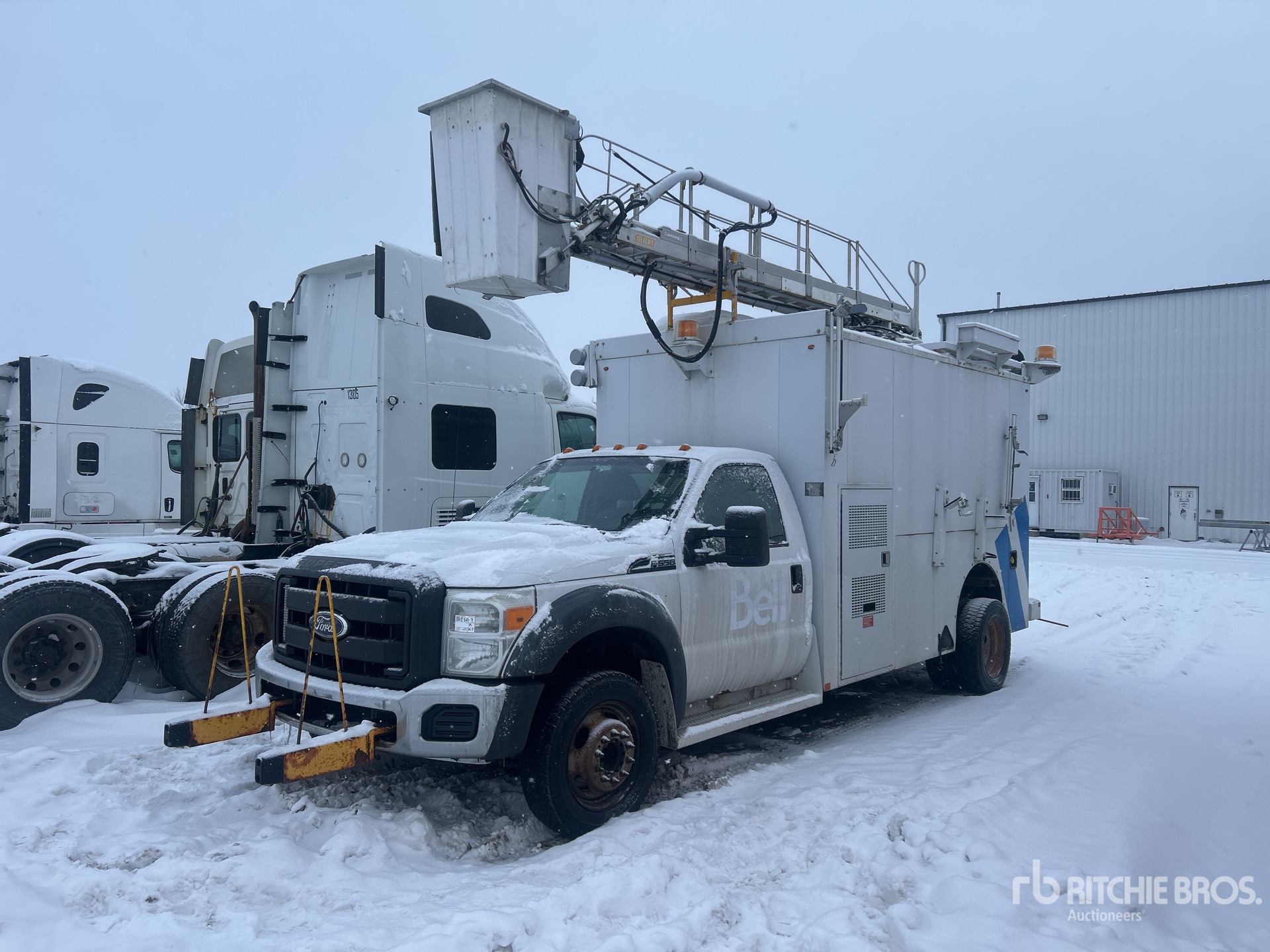 Telelift on 2011 Ford F-550 XL 4x2 Van Mounted Aerial Lift (Inoperable ...