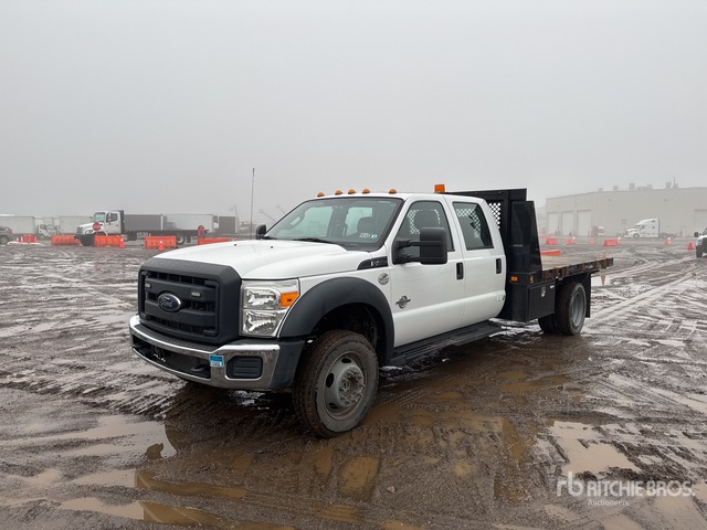 2016 Ford F-450 XL 4x4 Crew Cab Flatbed Truck | Ritchie Bros. Auctioneers
