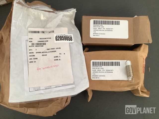 (1) Internally Relieved Body Bolt, (1) Sleeve Spacer & Assorted Items ...