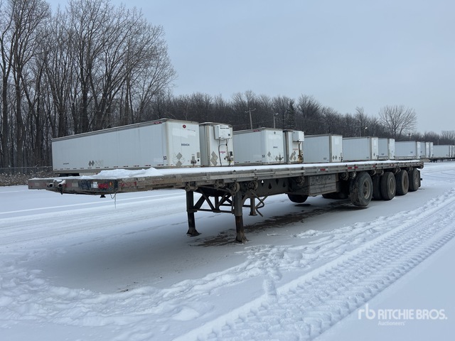 2007 Manac 53 ft Quad/A Flatbed Trailer | Ritchie Bros. Auctioneers
