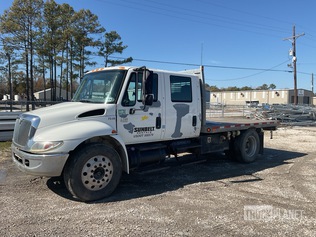 2004 International 4300 4x2 Crew Cab Flatbed Truck in Sulphur ...