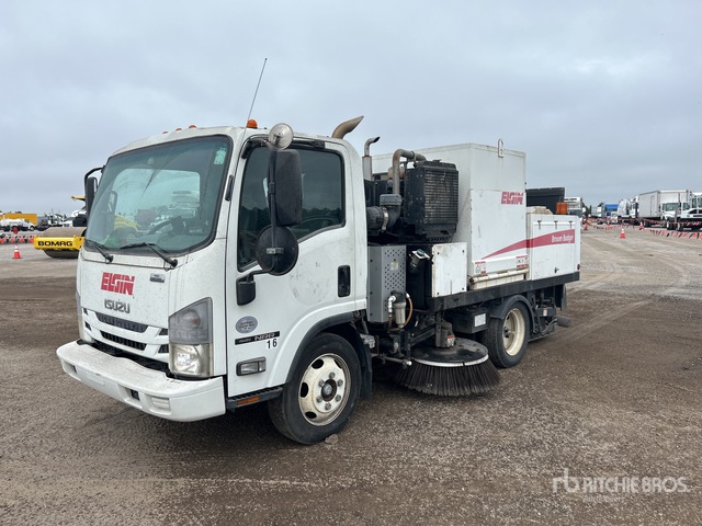 Elgin Broom Badger on 2016 Isuzu NRR Sweeper Truck | Ritchie Bros ...