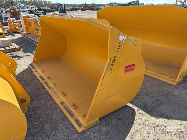 Teran BKTWA380114OM 114 in Wheel Loader Bucket - Fits Komatsu WA380 ...