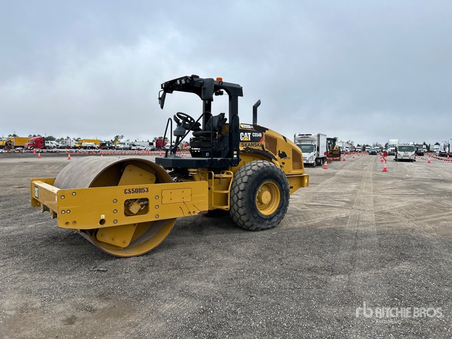 2021 Cat CS54B Smooth Drum Compactor | Ritchie Bros. Auctioneers