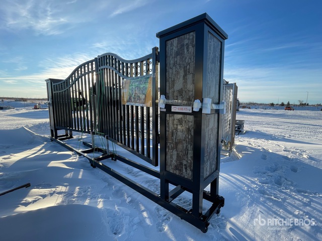 2025 Suihe NFG-20FGP-E 20 ft x 7 ft Bi-Parting Driveway Gate (Unused ...