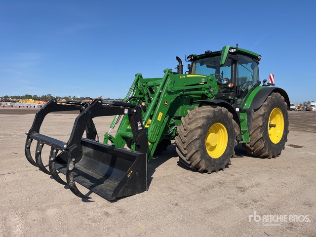2023 John Deere 6R155 Tracteur agricole 4 roues motrices | Ritchie Bros ...