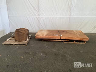 Surplus (10) Sheets of NN-P-530 Plywood & (1) Roll of Fibrous Rope in ...