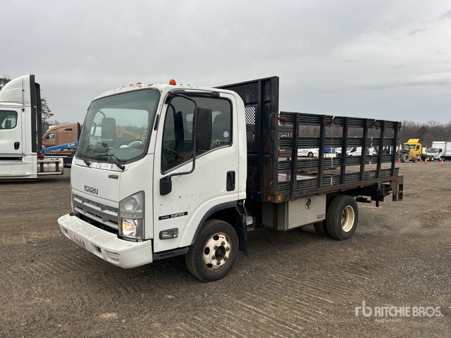 2009 Isuzu NPR 4x2 Flatbed Truck | Ritchie Bros. Auctioneers