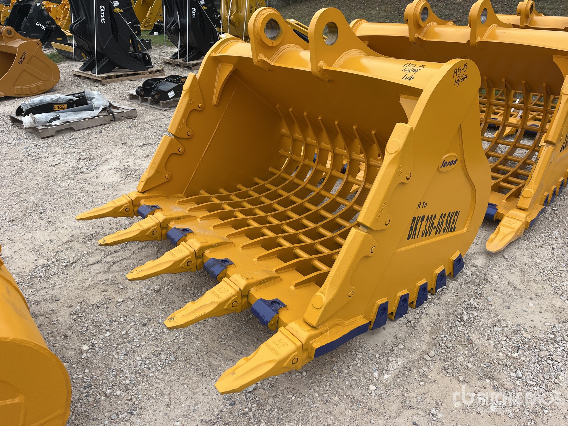 2024 JESON BKT 336-66 SKEL Skeleton Godet d'excavatrice - Fits 30 Ton ...