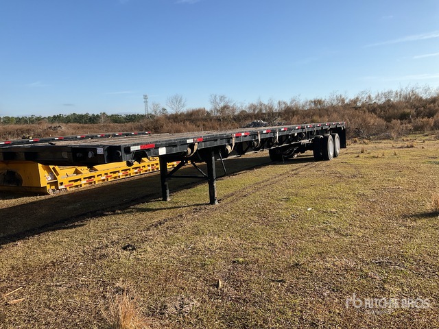 2001 Fontaine T/A 48 ft - 80 ft Extendable Flatbed Trailer | Ritchie ...