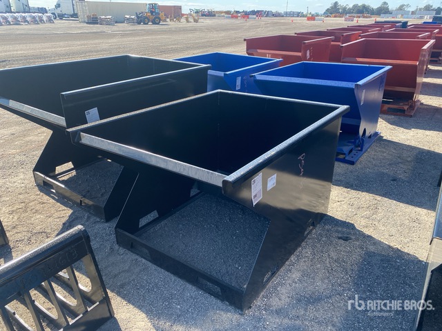 2024 Kit Containers 1.5YFT-SST 1.5 CY Skid Steer Dump Hopper | Ritchie ...