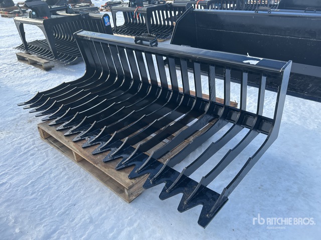 2024 Kit Containers QT-SB-L76-V3 76 in Skid Steer Root Rake | Ritchie ...