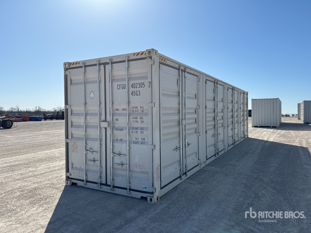 2024 40 ft High Cube Multi-Door Conteneur de stockage | Ritchie Bros ...