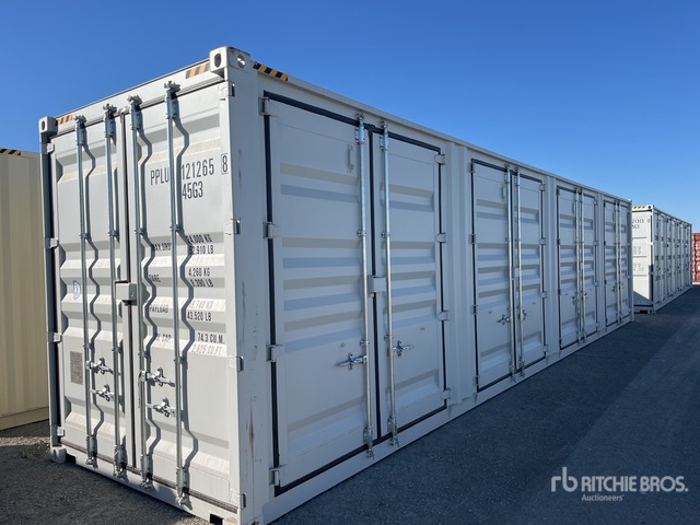 2024 40 ft High Cube Multi-Door Storage Container (Unused) | Ritchie ...