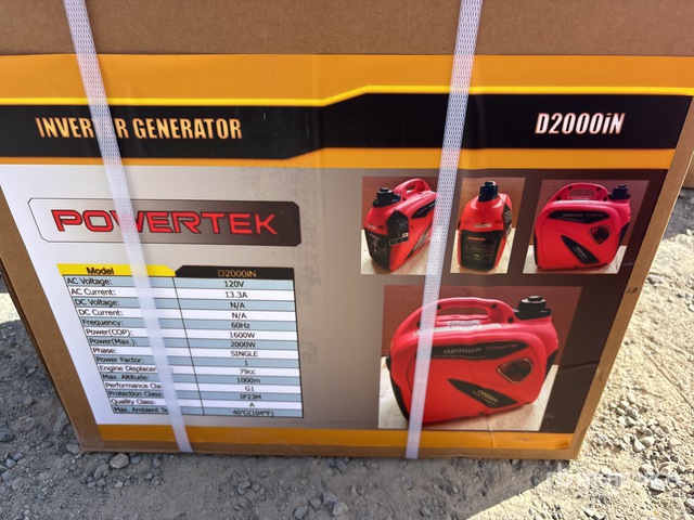 2024 Powertek D2000iN Portable Generator Set (Unused) | Ritchie Bros. Auctioneers