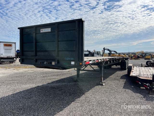 2014 DeLucio 48 ft T/A Flatbed Trailer | Ritchie Bros. Auctioneers