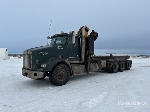 2008 Effer 250 5S Knuckle Boom on 2009 Kenworth T-800 8x6 Roll Off ...