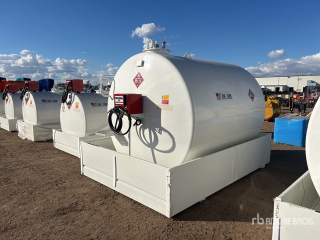 2024 AM Tank 2300N 2376 gal Skid Mounted Steel Diesel Fuel Tank (Unused ...