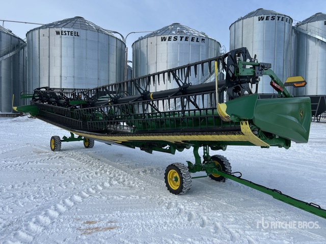 2022 John Deere HD35R 35 ft Hinged Draper Combine Header | Ritchie Bros ...