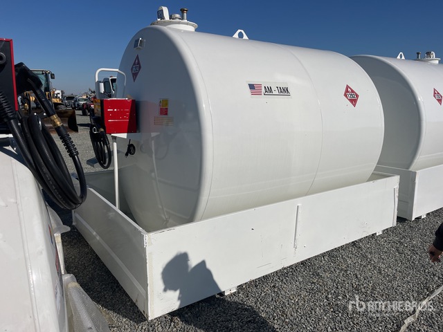 2024 AM Tank 2300N 2376 gal Skid Mounted Steel Tanque de combustible ...