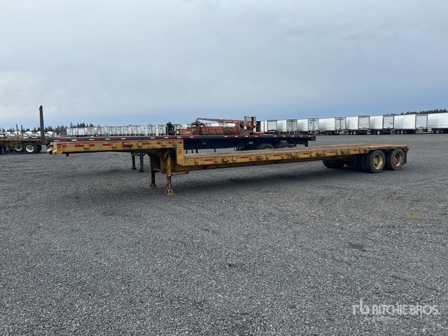 1975 Fruehauf 43 ft T/A Single Drop Step Deck Trailer | Ritchie Bros. Auctioneers