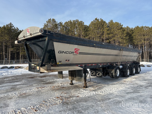 2021 GINCOR 46 ft Quad/A Live Bottom Trailer | Ritchie Bros. Auctioneers
