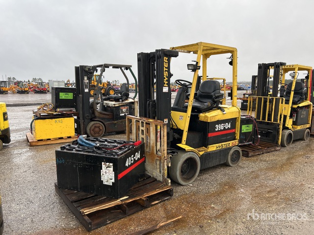 1999 Hyster E50XM 3500 lb Electric Forklift | Ritchie Bros. Auctioneers