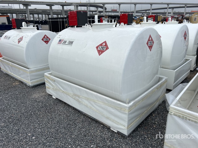2024 AM Tank 800 838 gal Skid Mounted Steel Diesel Fuel Tank (Unused ...