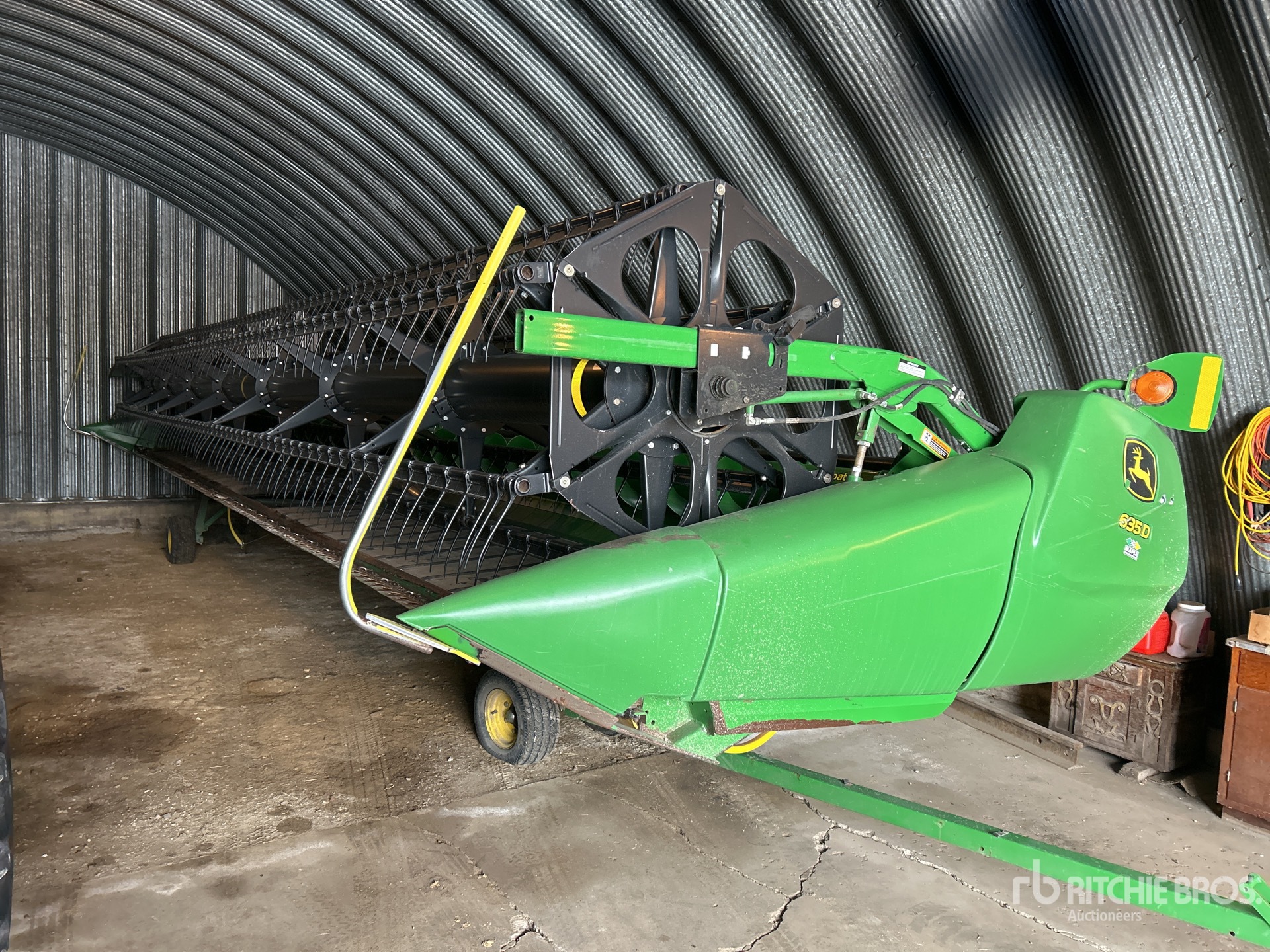 2012 John Deere 635D 35 ft Draper Combine Header | Ritchie Bros ...