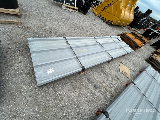 Quantity of (50) 2024 Kit Containers 24 Gauge Galvanized R-Panels ...