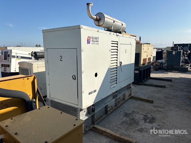 Elliott 100 RD 100 kW Skid-Mounted Generator Set | Ritchie Bros ...