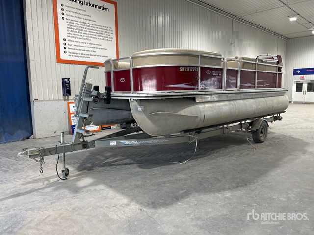 2011 Harris 200 20 ft Pontón flotador | Ritchie Bros. Auctioneers