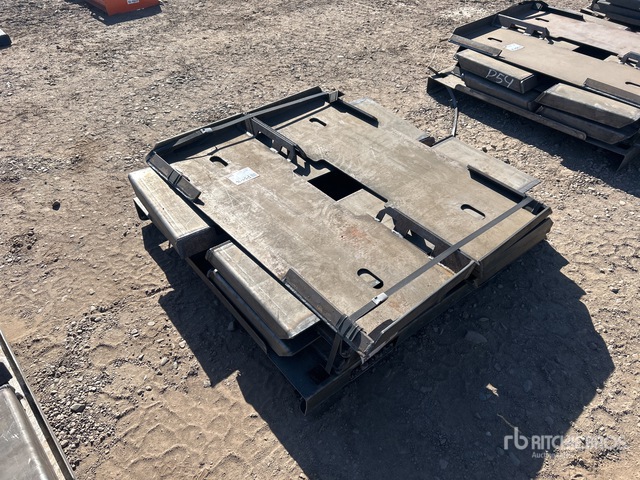 Quantity of (10) 2024 Kit Containers QT-F-BLANK Skid Steer Fork Frame ...