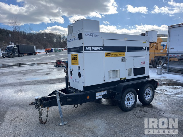2019 (unverified) Multiquip DCA-70SS U4F 56 kW Mobile Generator Set in ...