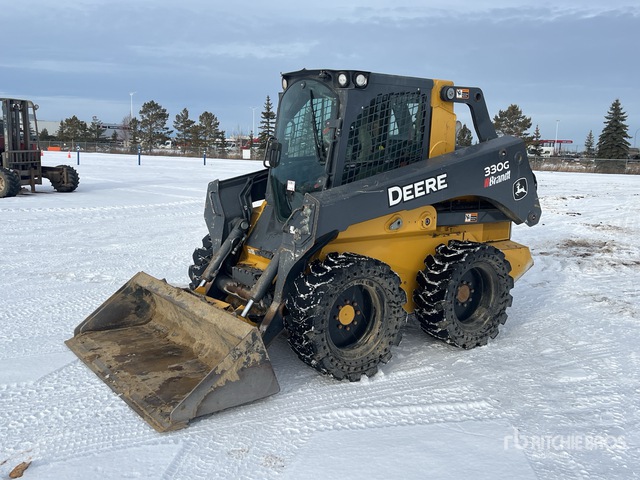 2018 John Deere 330G Skid Steer Loader | Ritchie Bros. Auctioneers