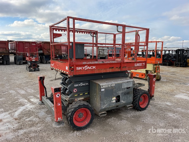 2016 Skyjack SJ6832 RT 4x4 Dual Fuel Scissor Lift | Ritchie Bros ...