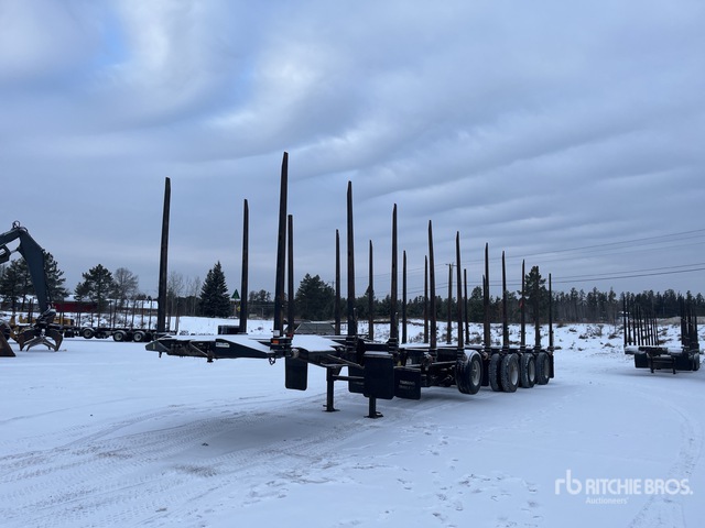 2021 Timmins DDL50NL-3A-STAL 50 ft Quad/A Log Trailer | Ritchie Bros ...