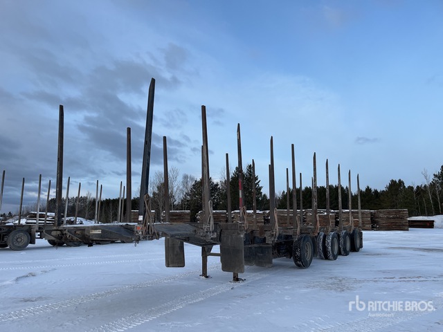2019 Timmins DDL50-3A-STAL 50 ft Quad/A Remorque à bois | Ritchie Bros ...