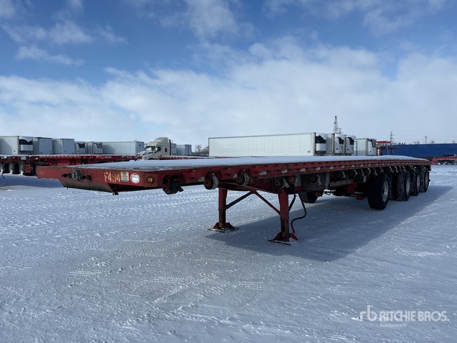 2020 Temisko 53 ft Quad/A Flatbed Trailer | Ritchie Bros. Auctioneers