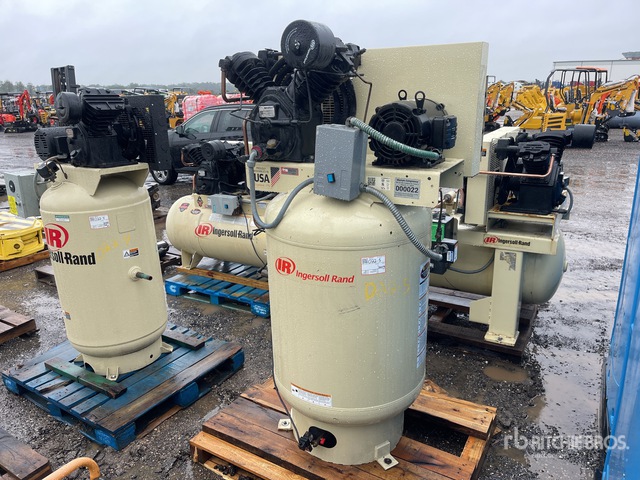 Ingersoll Rand 2545 35 cfm Skid-Mounted 120 gal Air Compressor ...