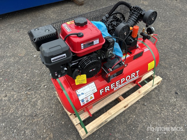 Quantity of (2) Freeport 100 L Air Compressor (Unused) | Ritchie Bros ...