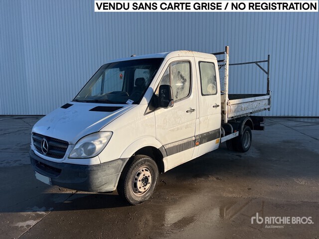 2013 Mercedes-Benz Sprinter 513 CDi Crew Cab Camion Benne Double Cabine ...
