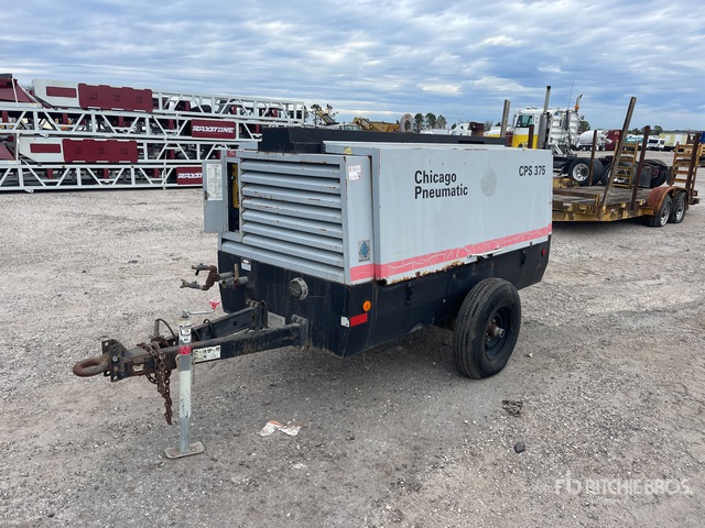 2009 Chicago Pneumatic CPS375 375 cfm Mobile Compresor de aire ...