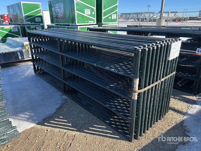 Quantity of (24) 2025 BYT RG12 12 ft x 4 ft Ranch Cancello per recinto ...