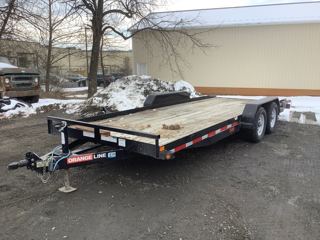 2022 Orange Line TH10-20BK4CR 20 ft T/A Utility Trailer in Orange ...