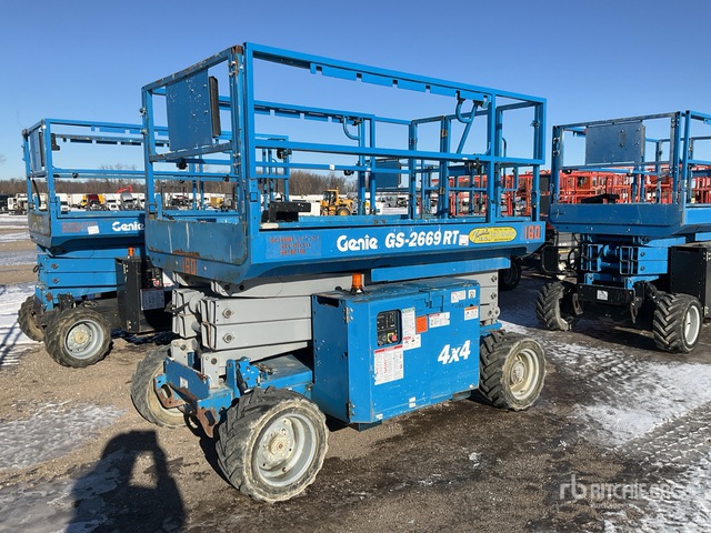 2013 Genie GS2669RT 4x4 Diesel Scissor Lift | Ritchie Bros. Auctioneers