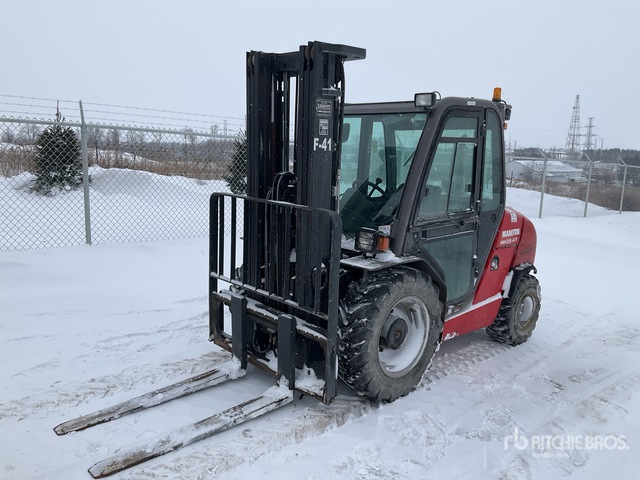 2015 Manitou Mh 25 4t 2500 Kg Rough Terrain Forklift Ritchie Bros Auctioneers