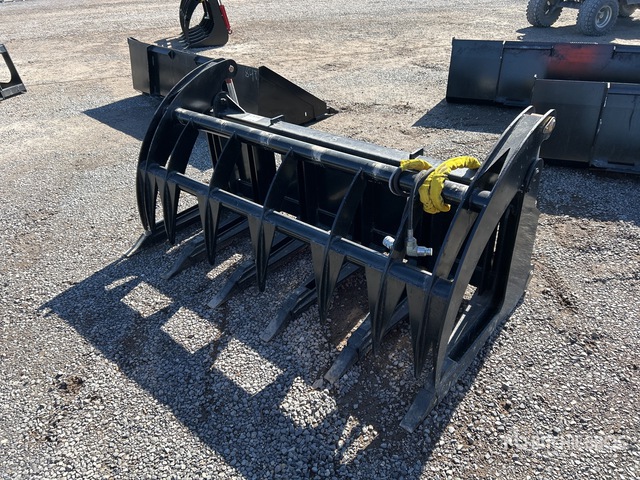 All-Star 68 in Heavy Duty Root Rake Skid Steer Grapple (Unused ...