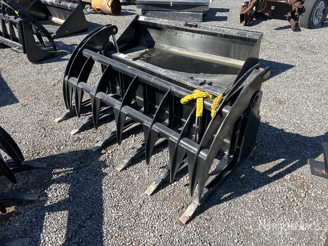 Mid-State 68 in Heavy Duty Root Rake Skid Steer Grapple (Unused ...